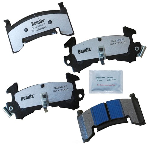 Disc Brake Pad Set-Fleet Metlok Semi-Metallic SDR Disc Brake Pad Bendix ...