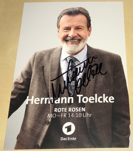 RAR Hermann Toelcke Original signierte Autogrammkarte Rote Rosen ...