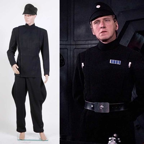 SALE Star Wars Imperial Officer Schwarz Uniform Cosplay Kostüm ...
