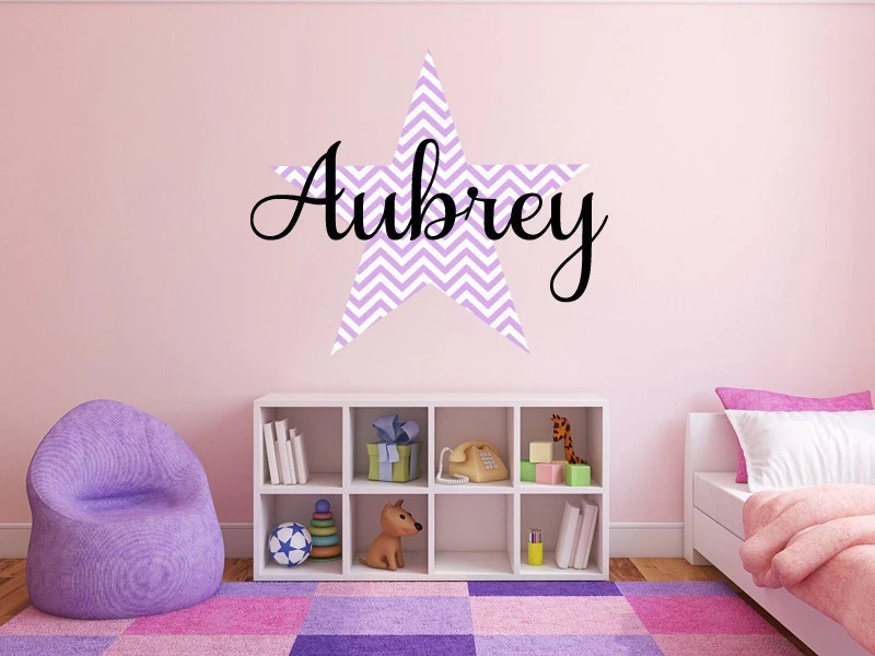 Chevron Wallpaper With Monogram
