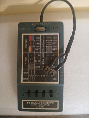 Vintage Heathkit Color Bar & Dot Generator Model IG-5240 TV Test ...