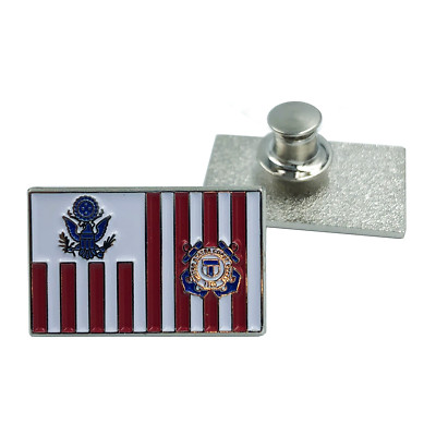M-14 Coast Guard Lapel Pin Coastie USCG Flag ensign | eBay