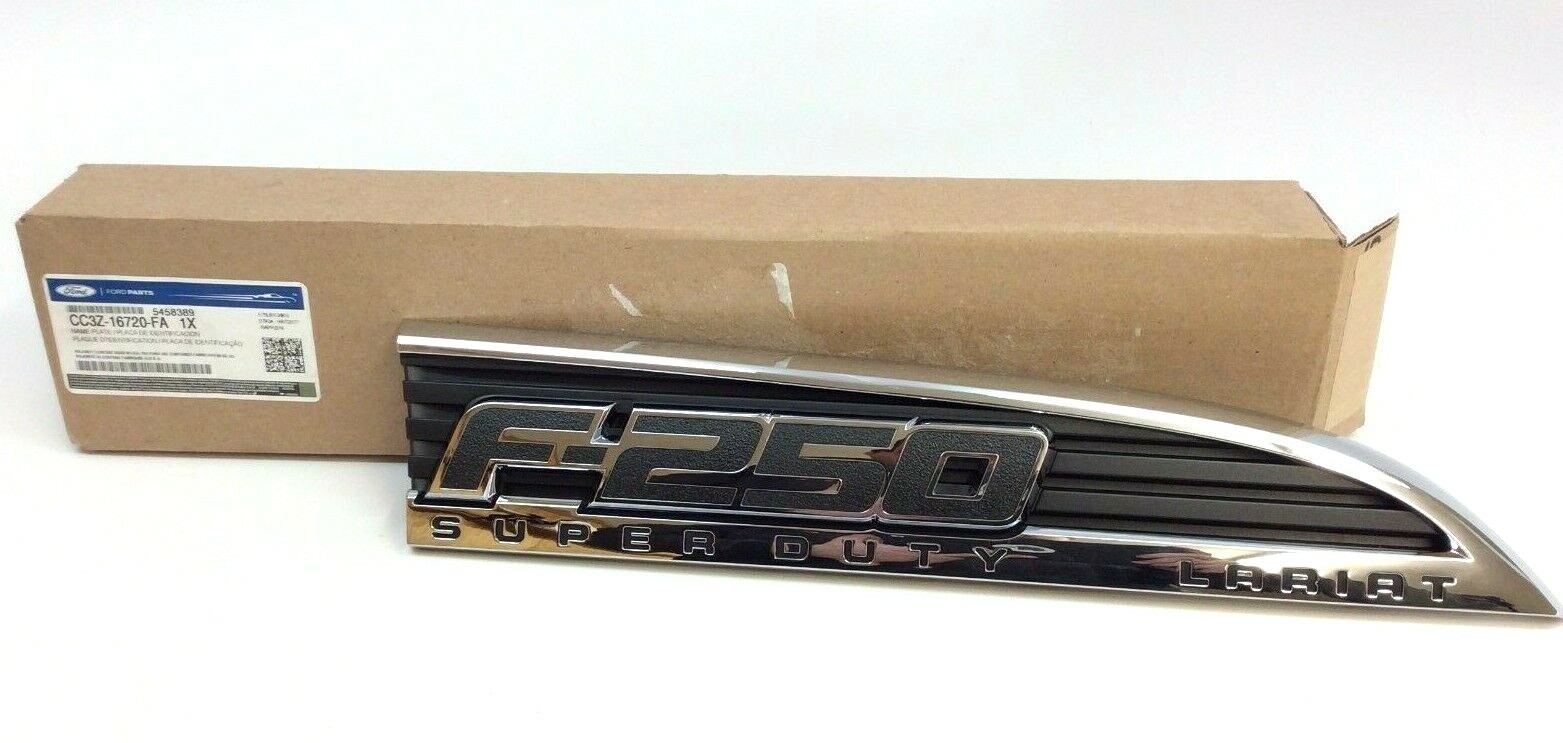 2011-2016 Ford F-250 Super Duty Lariat Passenger Front Fender Chrome ...