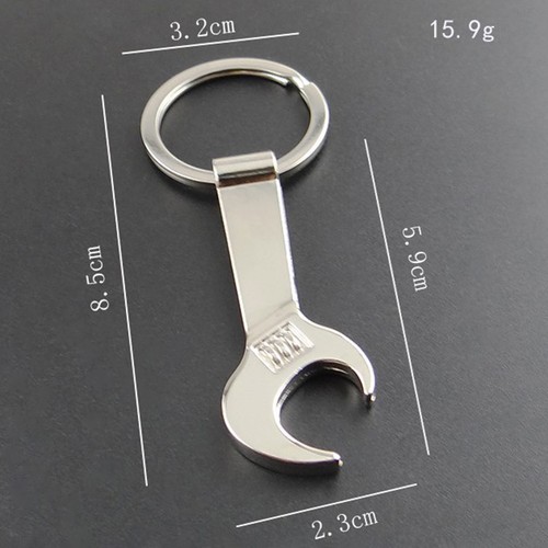 Eco-friendly Metal Wrench Spanner Beer Bottle Opener Keys Chain Keyring ...