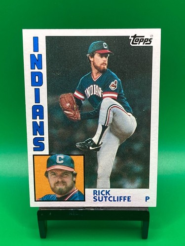 1984 Topps #245 Rick Sutcliffe Cleveland Indians Baseball Card | eBay