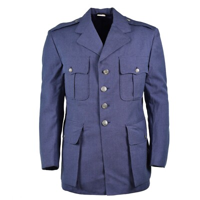 Original US Army Air Force jacket coat men's blue USAF wool coat ...