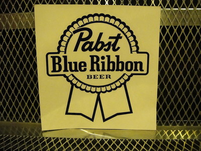 PBR PABST BLUE RIBBON Beer ~ NEW ~ STICKER 5.5 X 6 Clear Logo Decal | eBay