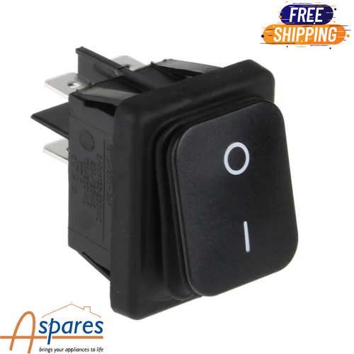 Mains Power On Off Rocker Switch 4 Pin-240V 16A | eBay