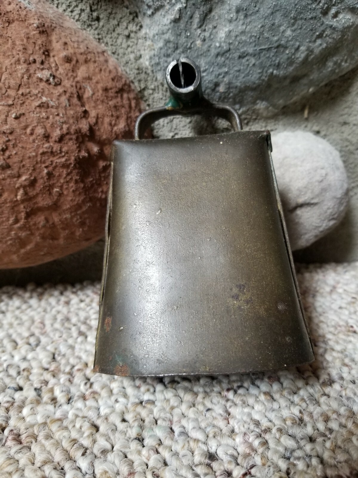 VTG Holstein Bell No 5 Blum Mfg Co Farm Country Brass Display Decor ...