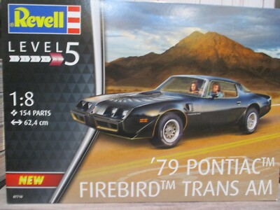 REVELL/GERMANY 1979 PONTIAC FIREBIRD TRANS AM 1/8 SCALE MODEL KIT - NEW ...
