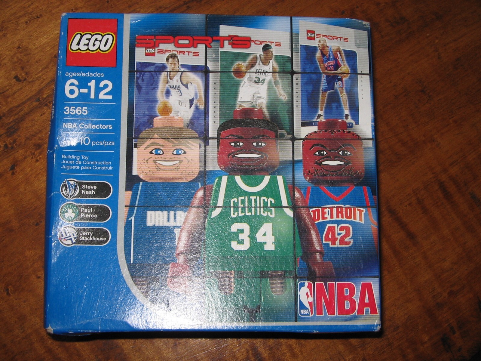LEGO Sports Basketball #3565 NBA Collectors Nash Pierce Stackhouse ...