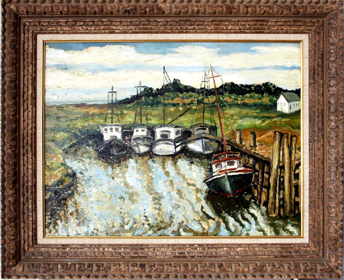Arte Post Impressione An Original Oil On Canvas Painting By The Artist