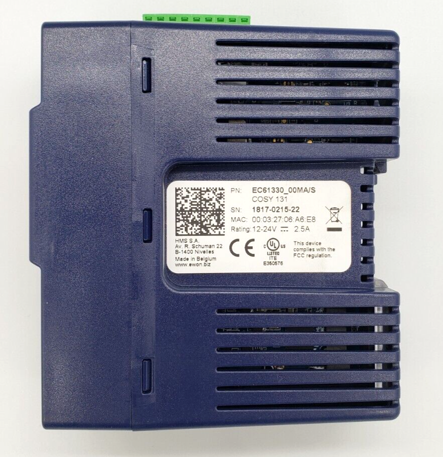 Ewon COSY 131 Industrial Remote Access VPN Gateway EC61330_00MA/S ...