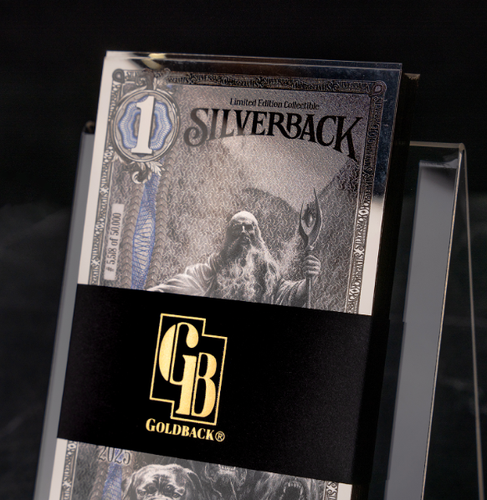 10X Silverback Hades Olympus 1/1000 OZ .999 Silver Note Limited Edition ...
