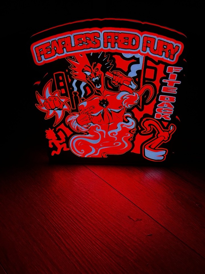 Insane Clown Posse Icp FEARLESS FRED LED Light Box Wall Hanging Icp ...
