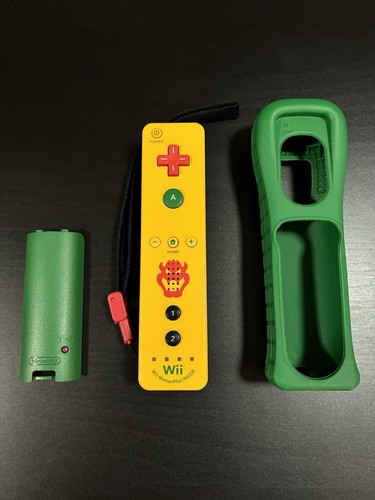 Bowser Themed Nintendo Wii Remote w/ Motion Plus Inside and Sleeve | eBay