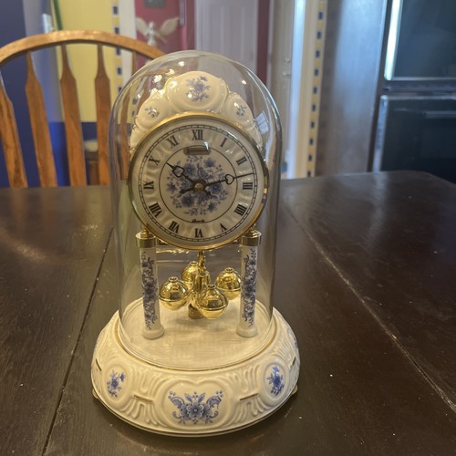 Anniversary Clock Benchmark Blue and Cream | eBay