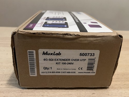 MuxLab 500733 6G-SDI Extender Over UTP with Ethernet | eBay