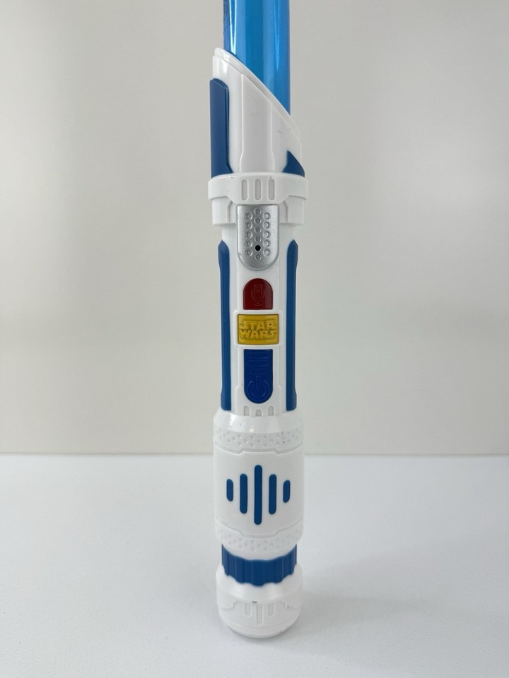 STAR WARS Hasbro Scream Saber Blue Lightsaber - Lights & Record Sound ...