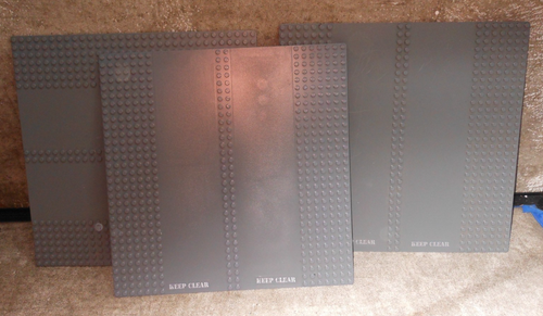 Lego city grey road runway base plates x 3 | eBay UK