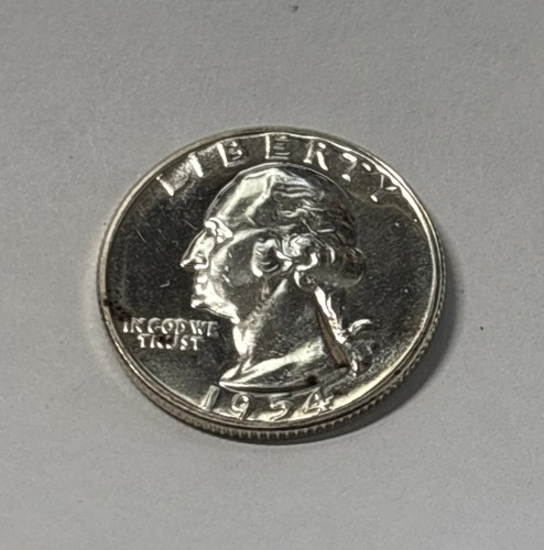1954 Washington Quarter Proof 90% Silver Gem Brilliant Coin! FAST ...