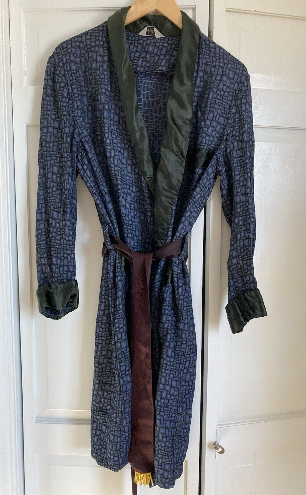 Vintage Majestic Robe Smoking Jacket Made In Canada … - Gem
