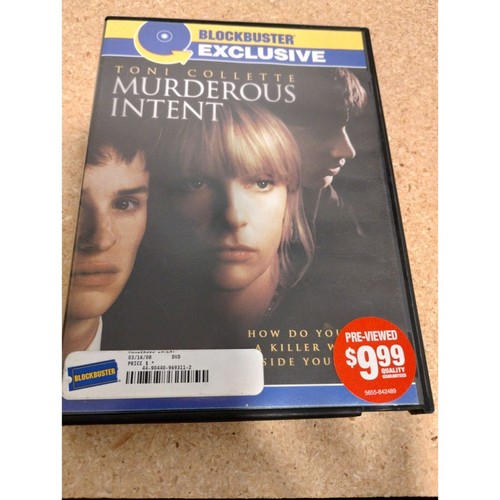 Murderous Intent (DVD, 2006, Blockbuster Exclusive) | eBay