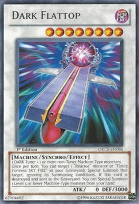 Dark Flattop - ORCS-EN096 - Rare - 1st Edition NM YuGiOh! Order of ...