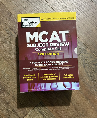 The Princeton Review MCAT Subject Review Complete Box Set 3rd Edition | eBay