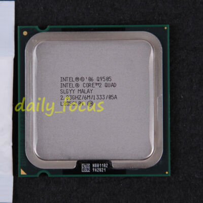 Intel Core 2 Quad Q9505 SLGYY 2.83 GHz AT80580PJ0736MG CPU LGA 775 1333 ...