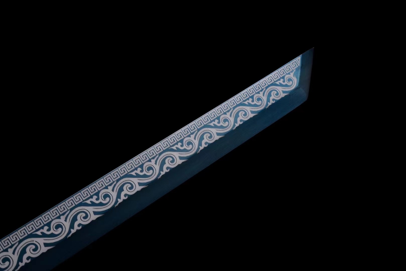 44''Blue Dragon Broadsword 1095 Carbon Steel Chinese Tang Dao唐刀 ...