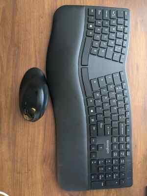 Kensington Pro Fit Ergonomic Keyboard and Mouse - Black (K75406US) | eBay