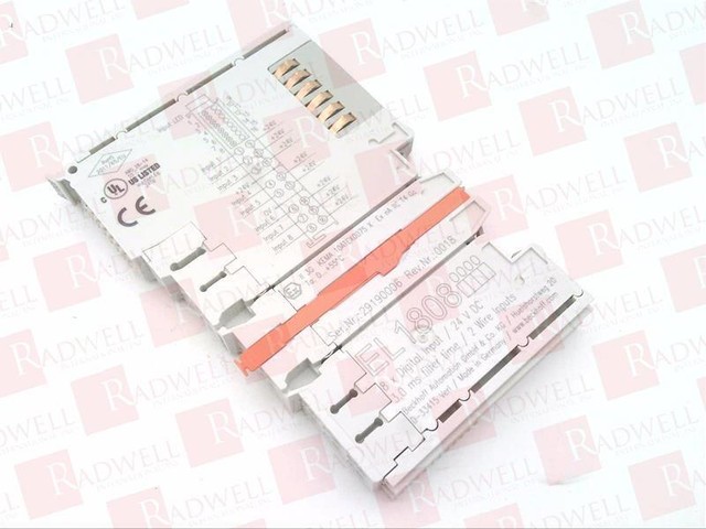 Beckhoff EL1808 8-Channel Digital Input EtherCAT Terminal for sale ...