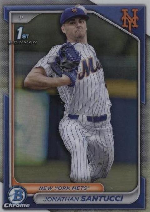 2024 Bowman Draft - Chrome Jonathan Santucci #BDC-65 Refractor (RC) for ...
