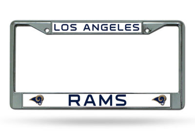 Los Angeles Rams Chrome Metal Laser Cut License Plate Frame NFL ...