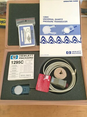 HP 1290C Quartz Pressure Transducer, Hewlett Packard, includes 6 x ...