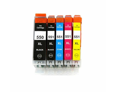 Non-OEM PGI-550 CLI-551 /XL Ink Cartridges For Canon Pixma iP8700 ...