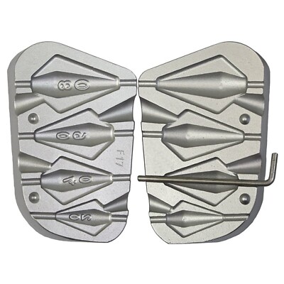 Wing Sinker Fishing Lead InLine Mould 20-40-60-80g Lead Mold Weights | eBay