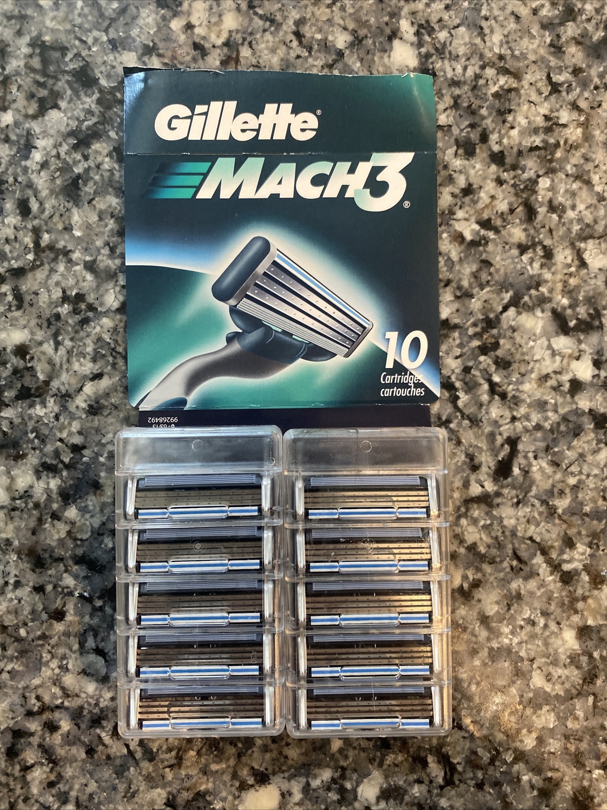 Gillette MACH 3 Men's Razor Blade Refills 10 Cartridges Open Packaging ...