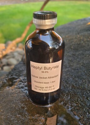 Heptyl Butyrate - XL Bulk Yellow Jacket Wasp Trap Attractant for Traps ...