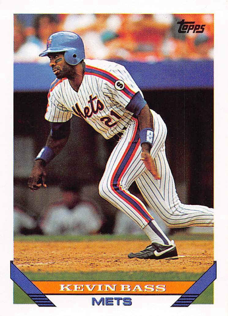 Kevin Bass 1993 Topps 672 New York Mets Baseball Card | eBay