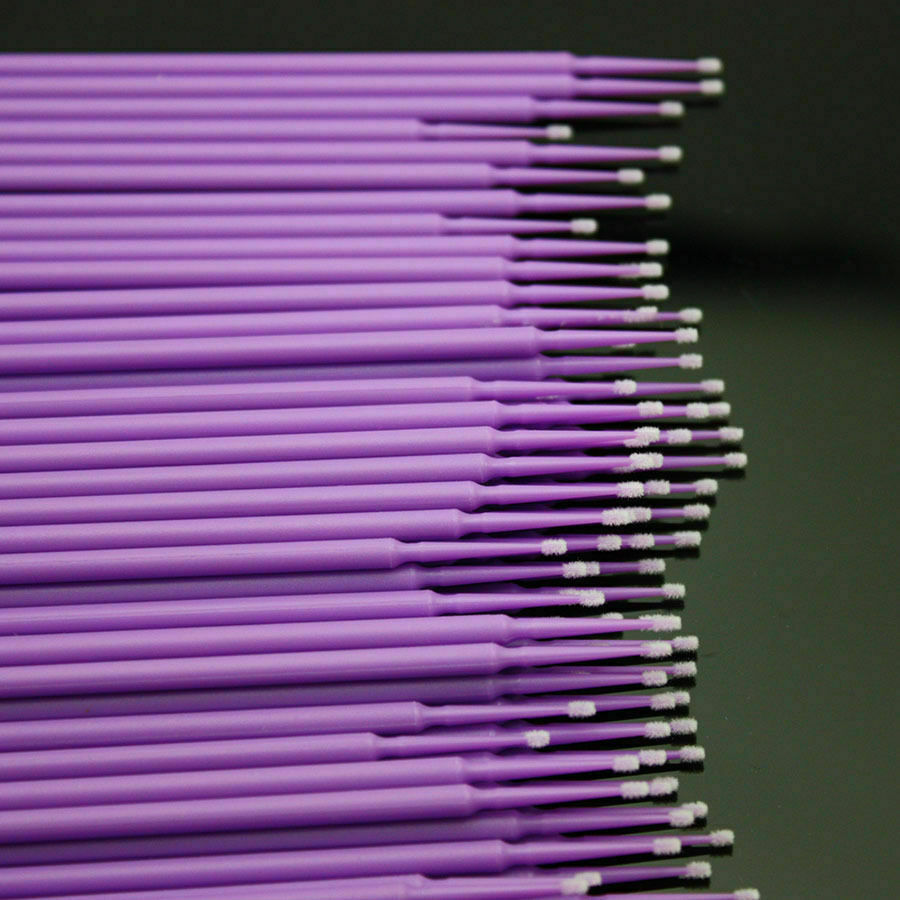 100X Dental Microbrush Disposable Bendable Applicators Tips Micro Brush ...