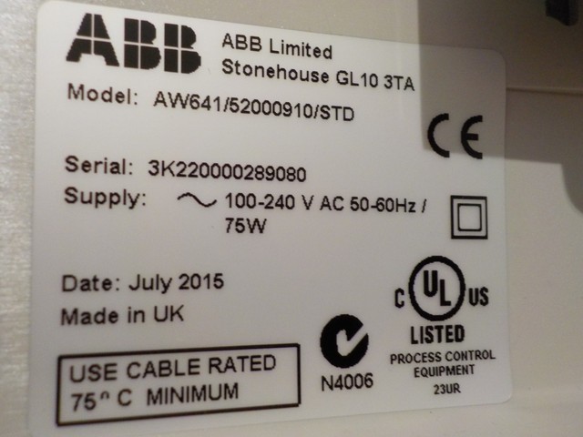 ABB Navigator 600 Silica Analyzer AW641/52000910/STD for sale online | eBay