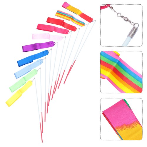 Kids Dancing Streamers Twirling Dance Ribbons Streamers Performance ...