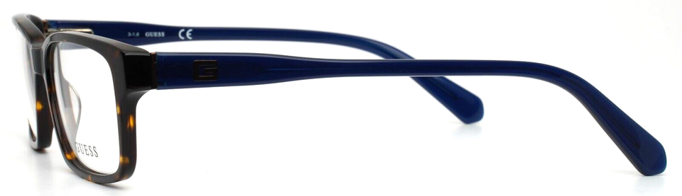 GUESS GU1906 052 Dark Havana Unisex Rectangle Eyeglasses 53-18-145 B:34 ...