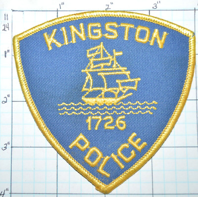 MASSACHUSETTS, KINGSTON POLICE DEPT BLUE PATCH | eBay