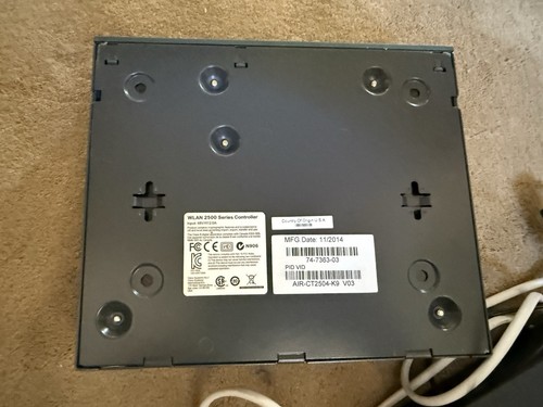 Cisco Wireless Controller Model 2504 4-Port WLC AIR-CT2504-K9 25x AP ...