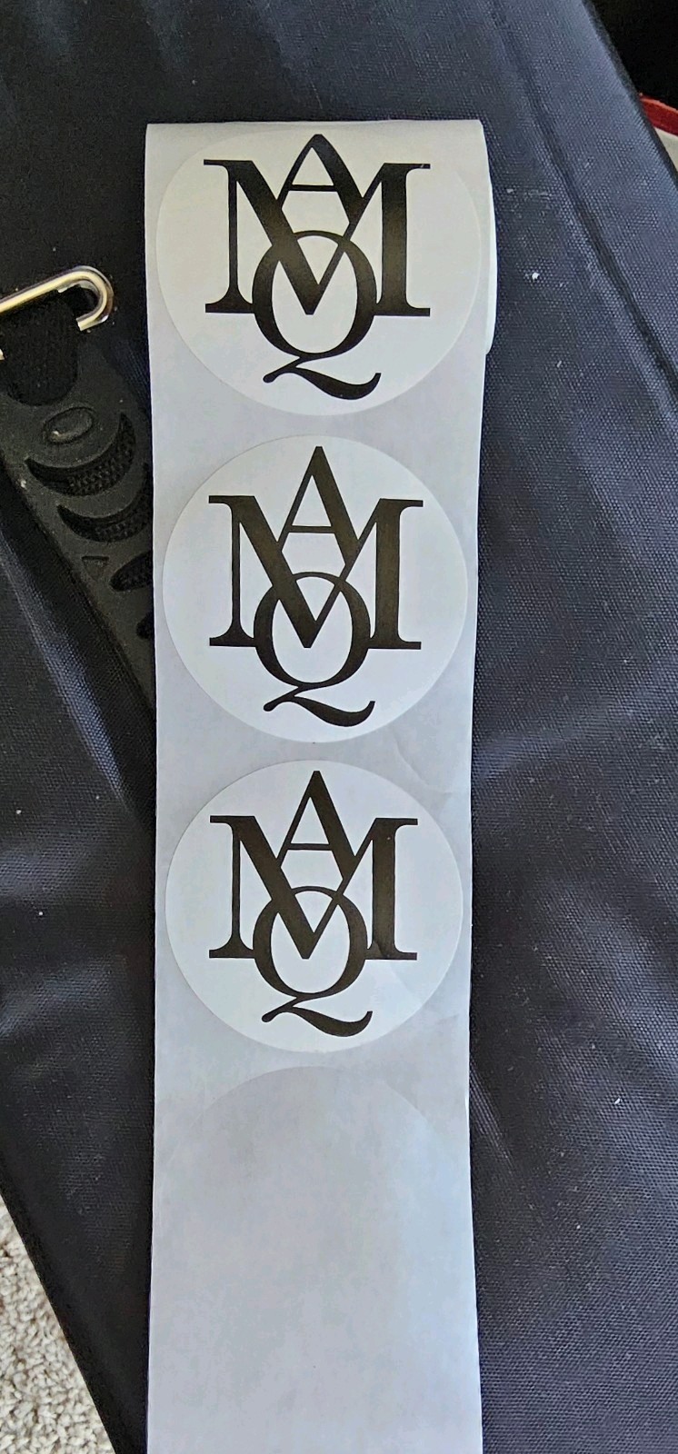 ALEXANDER MCQUEEN LOGO GIFT BOX STICKERS, ROLL OF 100 | eBay