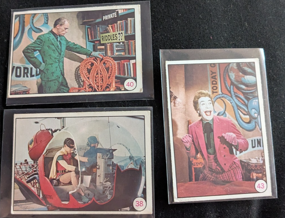 🦇 Vintage 1966 Topps Batman Bat Laffs Trading Cards – Lot of (31 ...