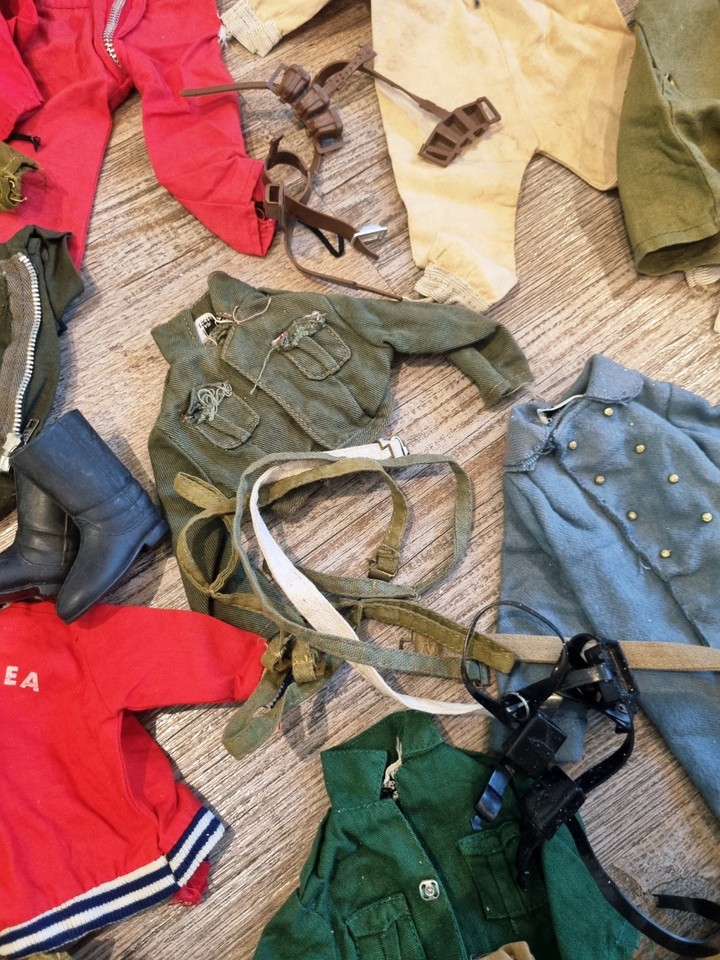 Vintage Action Man Clothing And Accessories Bundle 60s 70s Retro Appx 100 Items | eBay UK